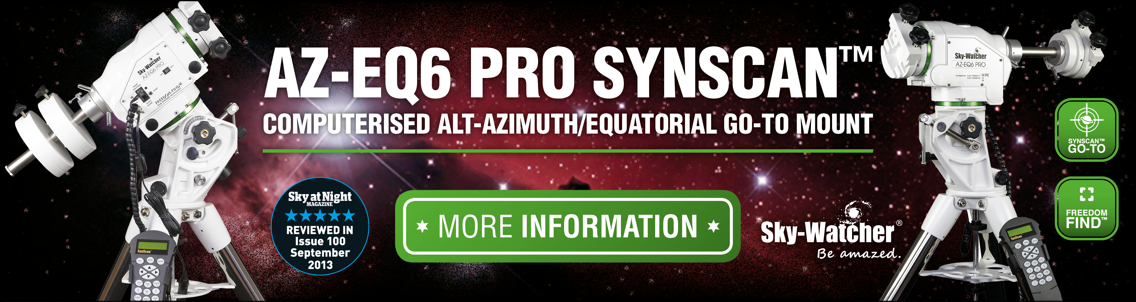 Skywatcher Auto-Tracking Telescopes - Motorised Telescopes by OVL ...